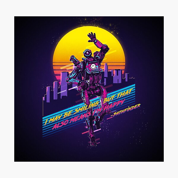 "Apex legends - Pathfinder 80s retro" Photographic Print for Sale by ...