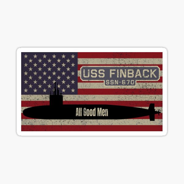 "USS Finback SSN-670 Sturgeon Class Nuclear Attack Submarine Vintage ...