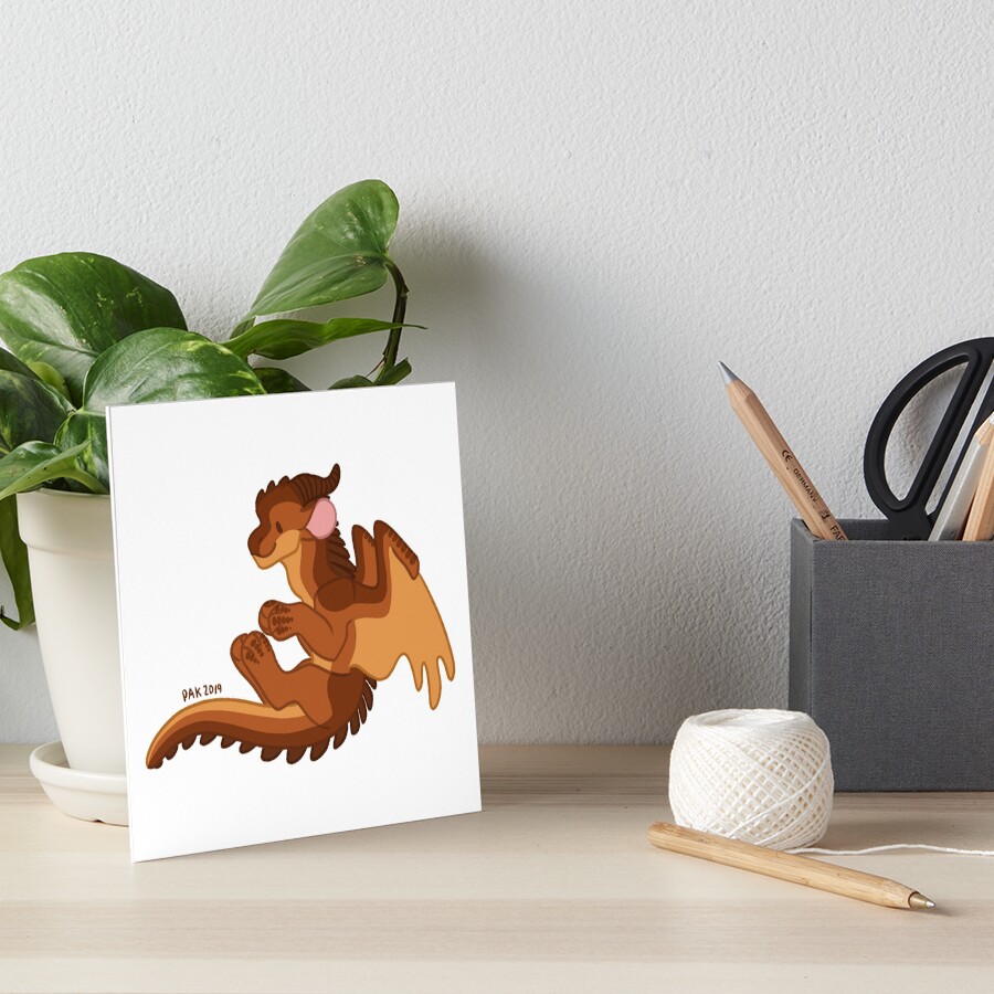 "Clay - WOF Wings of Fire" Art Board Print for Sale by StudioMaverick ...