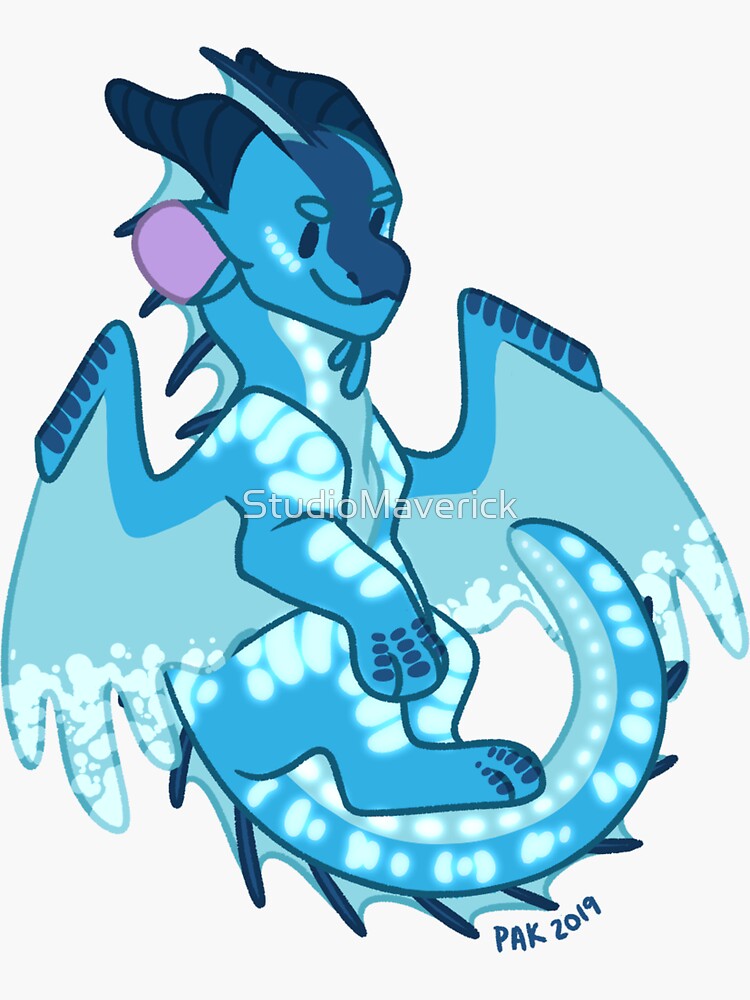 "Tsunami (Old) - WOF Wings of Fire" Sticker for Sale by StudioMaverick ...