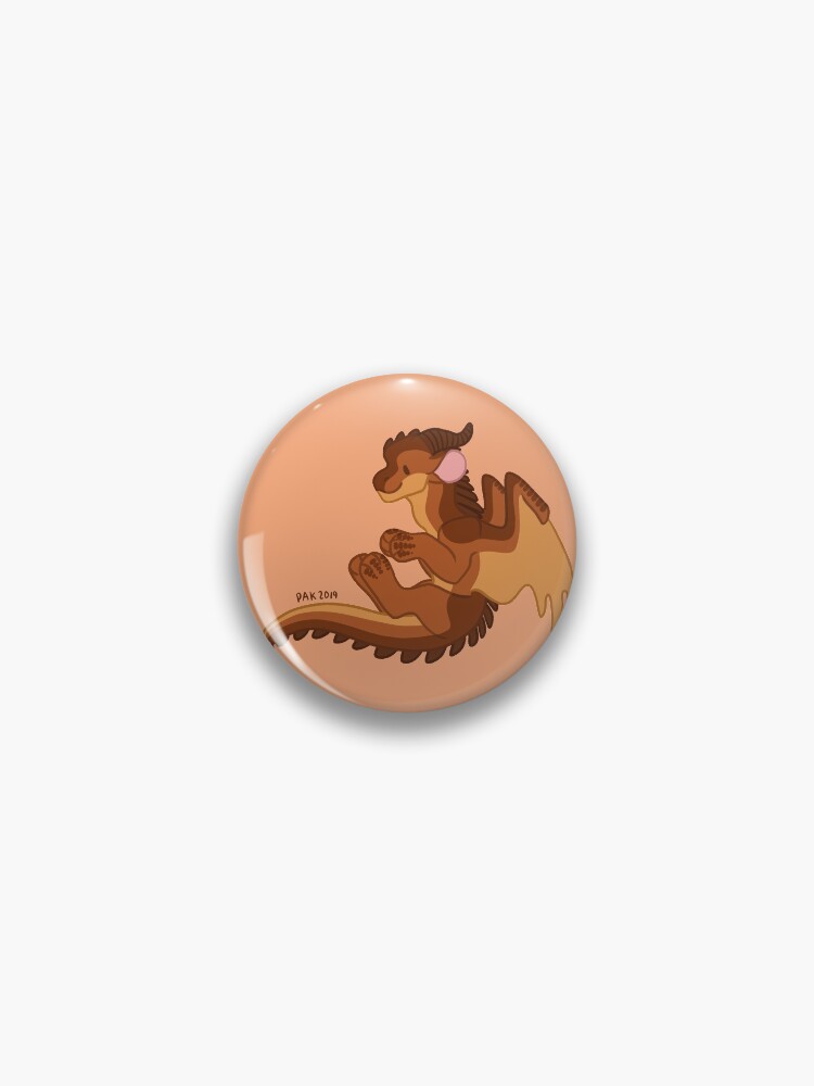 "Clay - WOF Wings of Fire" Pin for Sale by StudioMaverick | Redbubble