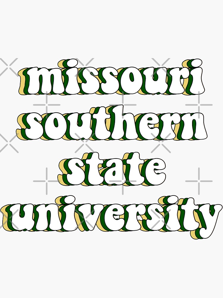 "mssu" Sticker for Sale by xoxobrooklynn | Redbubble