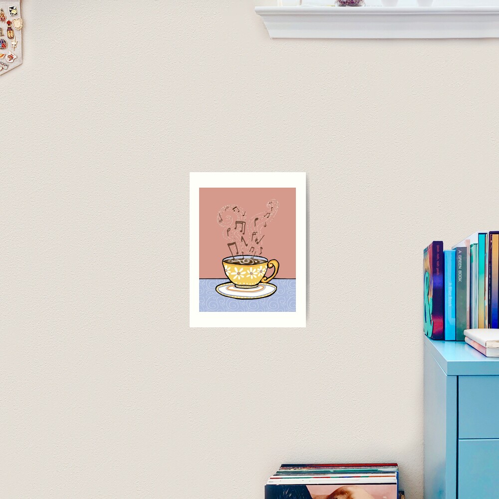 "Coffee of the Day with Notes of Chocolate and Caramel " Art Print for ...
