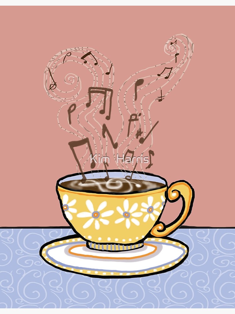 "Coffee of the Day with Notes of Chocolate and Caramel " Art Print for ...