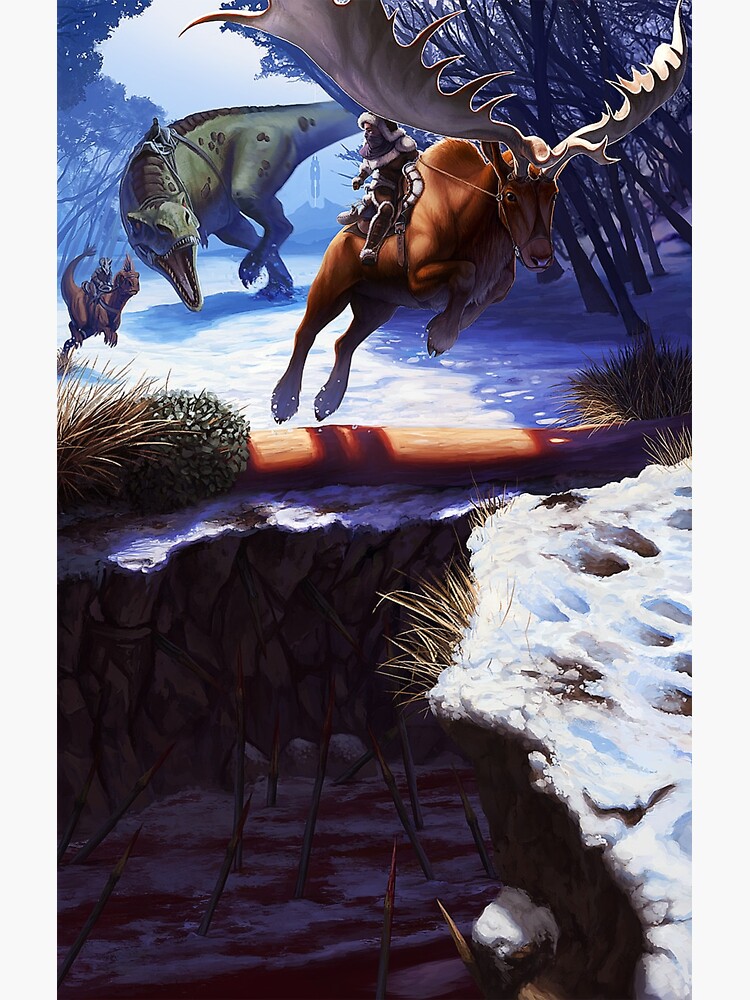 "Ark Survival Evolved Fan Art" Sticker by ulitau | Redbubble