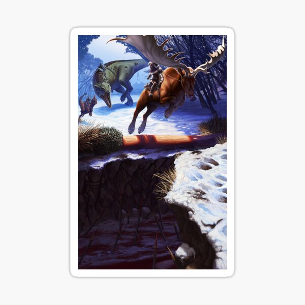 "Ark Survival Evolved Fan Art" Sticker by ulitau | Redbubble