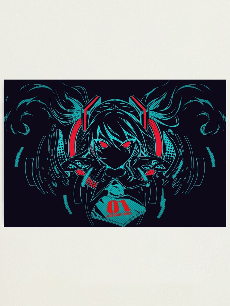"Miku Digital Diva " Photographic Print by valival | Redbubble