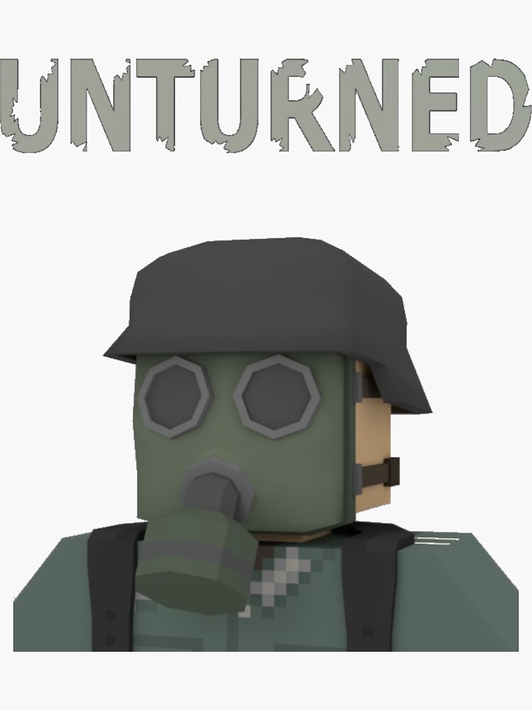 "Unturned Fan Art" Sticker for Sale by ulitau | Redbubble