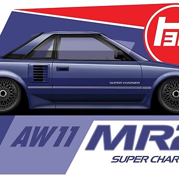 "AW11-001blu (JDM)" Sticker for Sale by kanseigazou | Redbubble