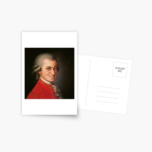 "Smiling Wolfgang Amadeus Mozart art famous music composer funny meme ...