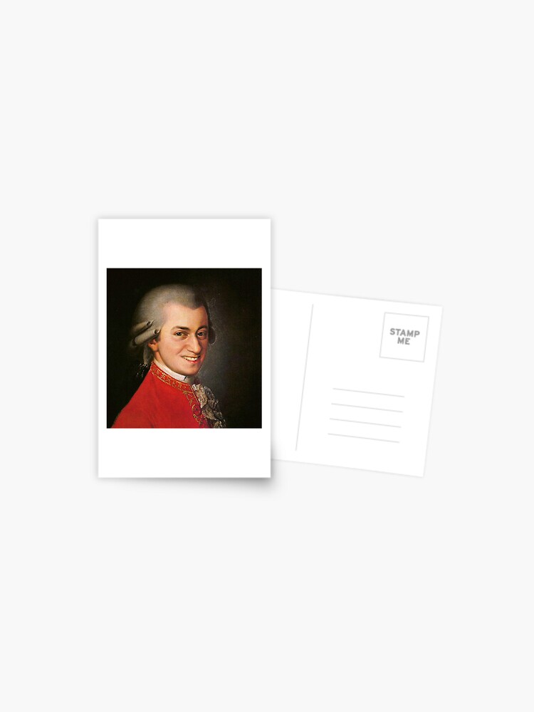 "Smiling Wolfgang Amadeus Mozart art famous music composer funny meme ...
