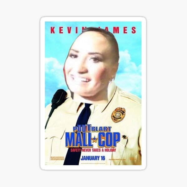 "POOT BLART MALL COP" Sticker for Sale by poopypepe | Redbubble