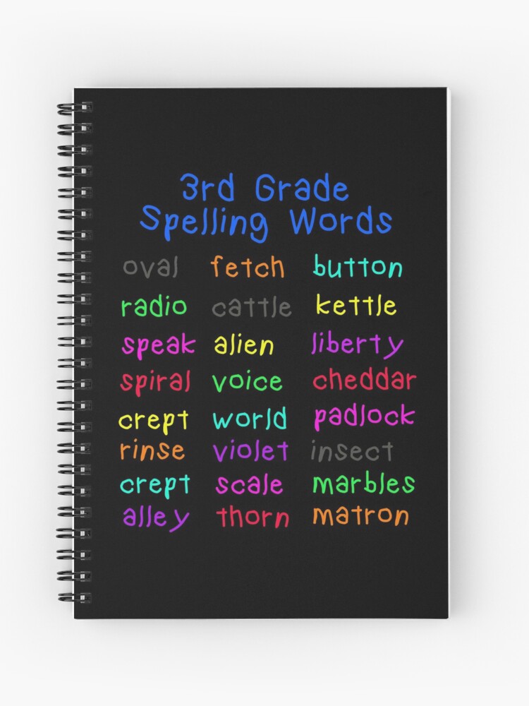 Palabras De Ortografía De 3er Grado