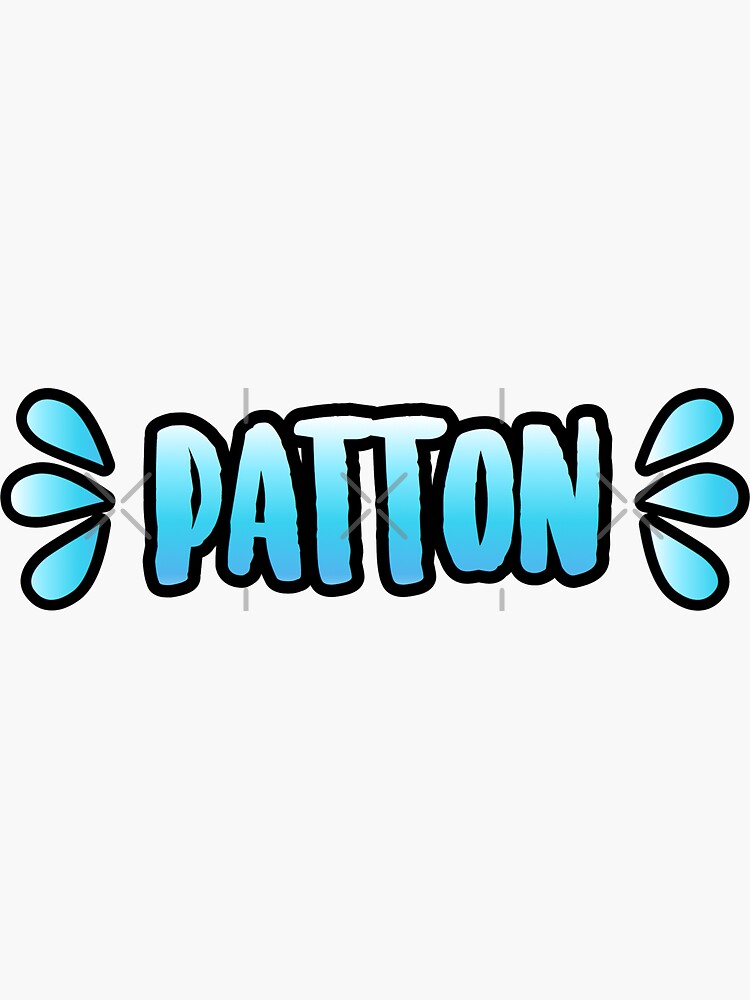 "Patton Sanders Sides" Sticker for Sale by oliviaskav | Redbubble