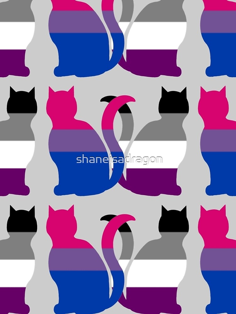 "Bi Ace Pride Cats" Leggings for Sale by shaneisadragon | Redbubble
