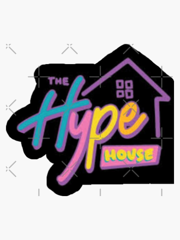 "Hype house" Sticker by sickstickas101 | Redbubble