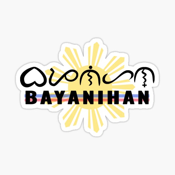 "Bayanihan Baybayin Script" Sticker for Sale by shyvirtual | Redbubble