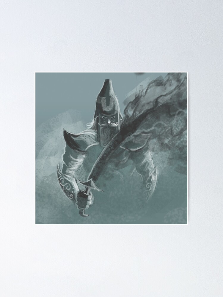 "fog sword warrior" Poster by matintheworld | Redbubble