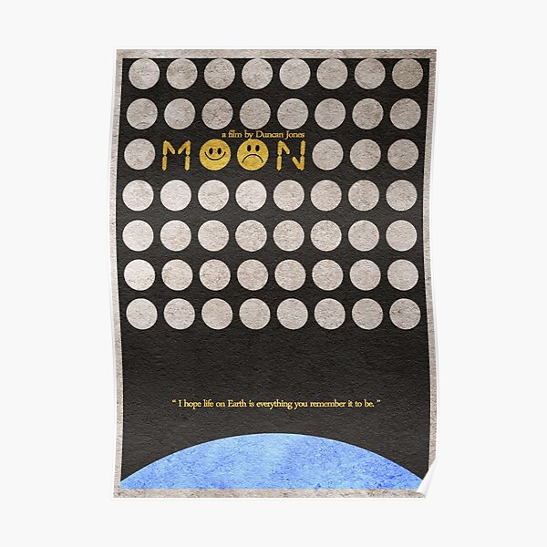 "Moon" Poster for Sale by geekmywall | Redbubble