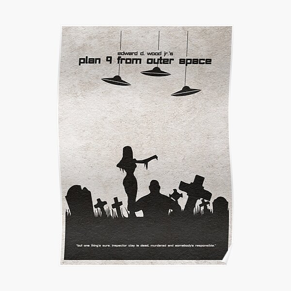 "Plan 9 from Outer Space" Poster by geekmywall | Redbubble