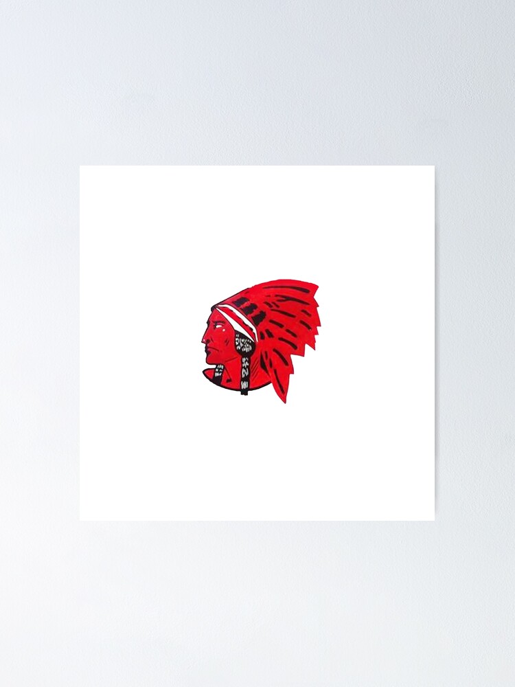 "Red Indian logo " Poster by brupas | Redbubble