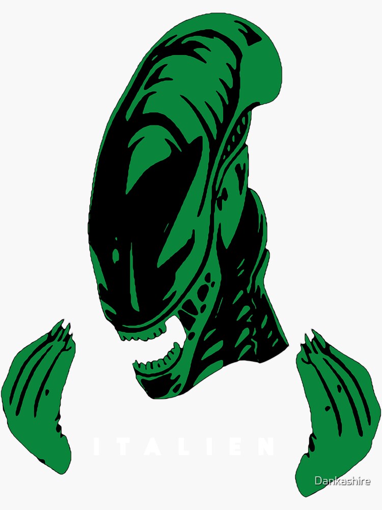 "Italien | Italian Alien" Sticker for Sale by Dankashire | Redbubble