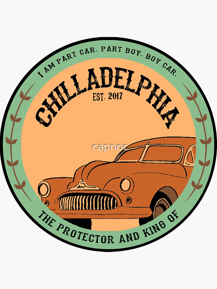 "Chilladelphia - Travel destination sticker MBMBaM" Sticker for Sale by ...
