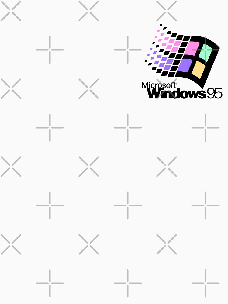 "Windows 95 - Pastel" T-shirt by Vanidorr | Redbubble