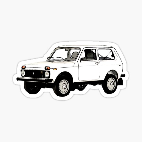 Lada Niva Stickers | Redbubble