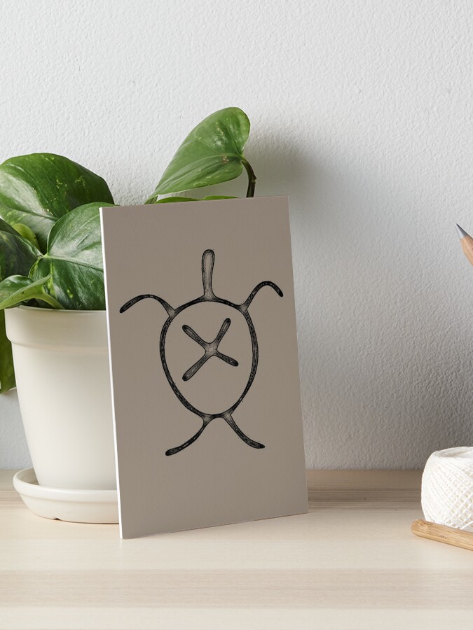 "Taino Turtle Symbol Puerto Rico" Art Board Print for Sale by liamaris ...