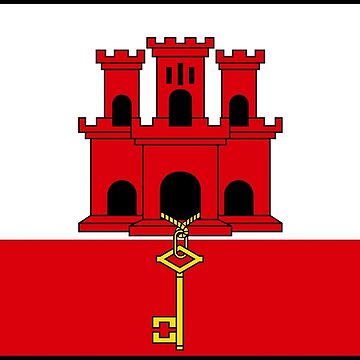 "Gibraltar Flag Gifts, Stickers & other Products" Sticker for Sale by ...