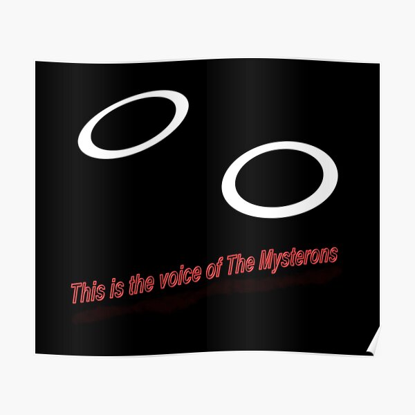 "This is the Voice of the Mysterons." Poster for Sale by jasperpuss ...