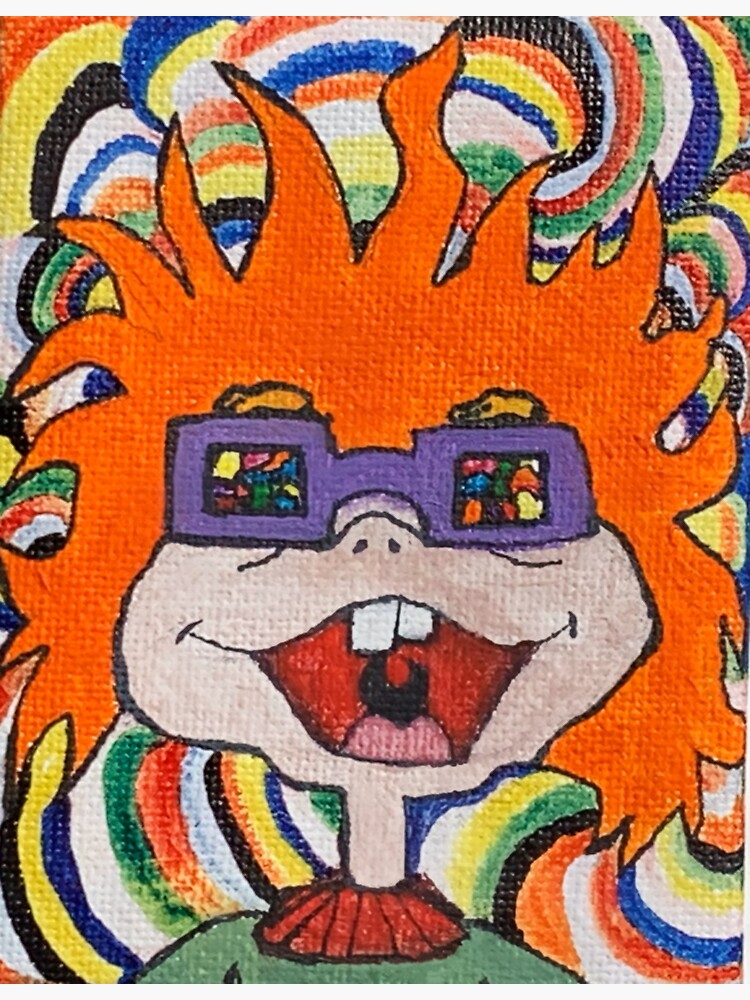 "Trippy Chucky rugrat" Sticker by Artbylish | Redbubble