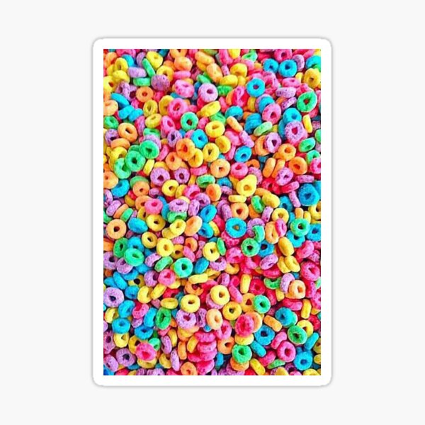 "Fruit Loops" Sticker by Montage-Madness | Redbubble