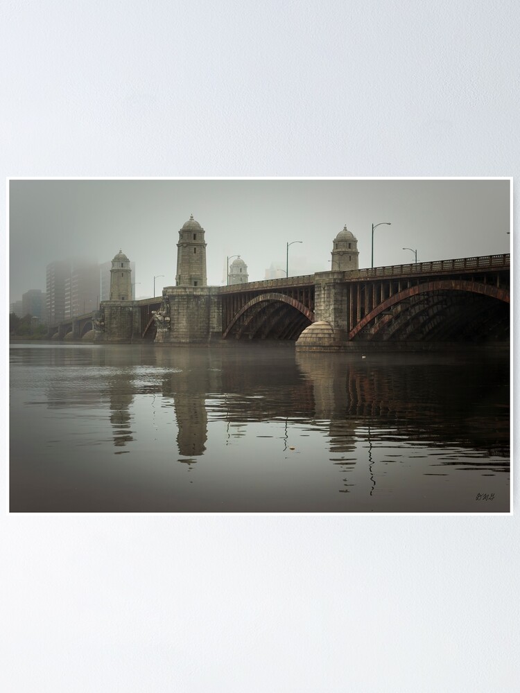 "Longfellow Bridge II Color" Poster for Sale by davegordon | Redbubble