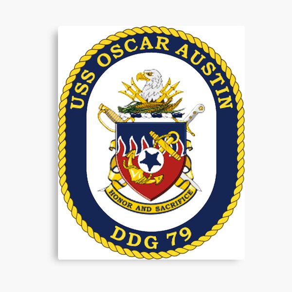 Uss Oscar Austin Canvas Prints | Redbubble