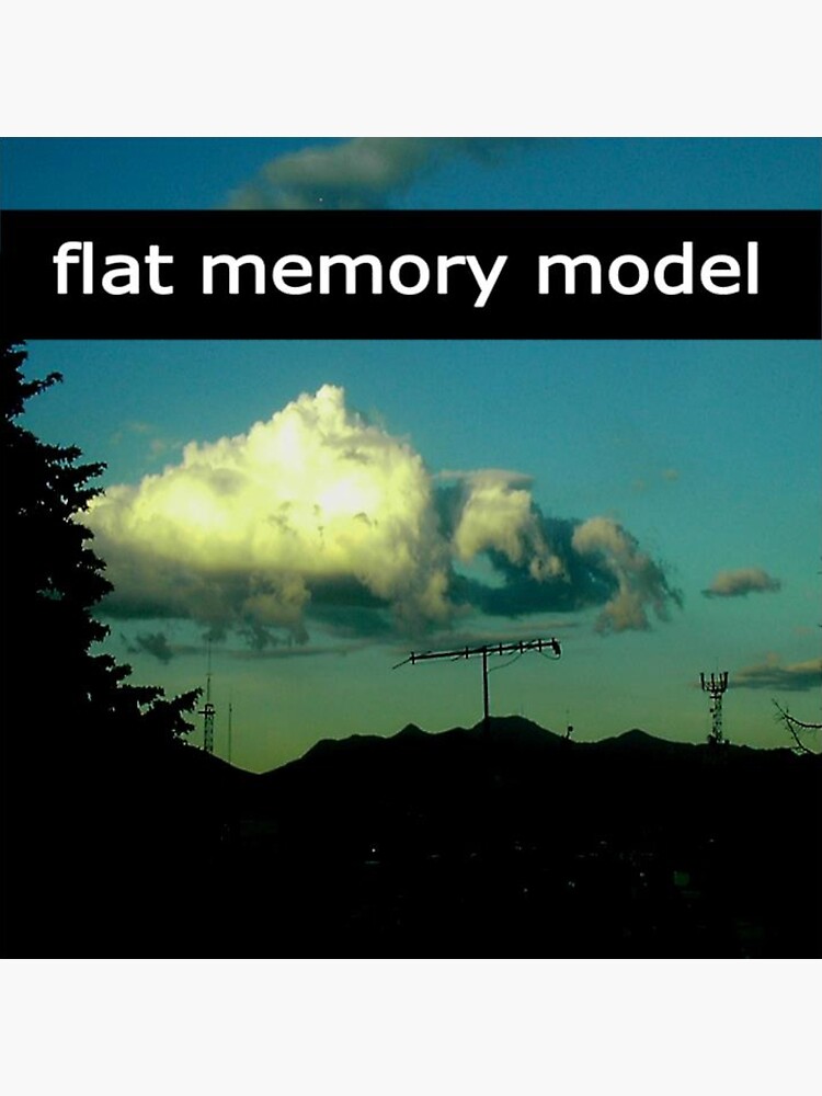"Flat Memory Model - South American" Poster by YongYang | Redbubble