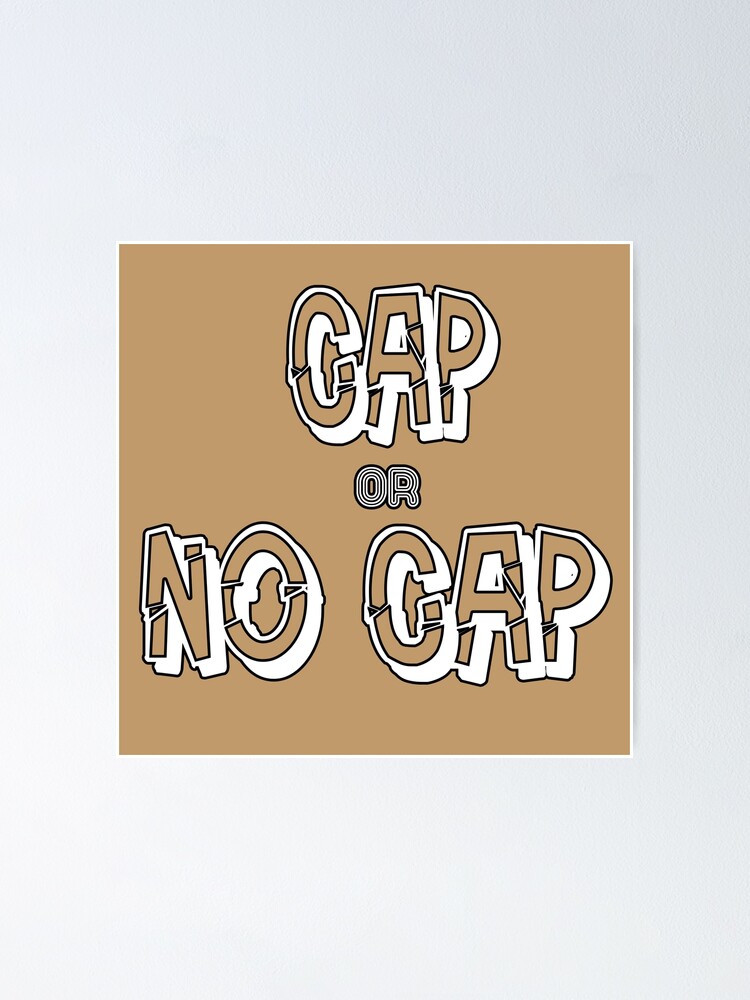 "Cap or No Cap" Poster by GrixelPaangGala | Redbubble