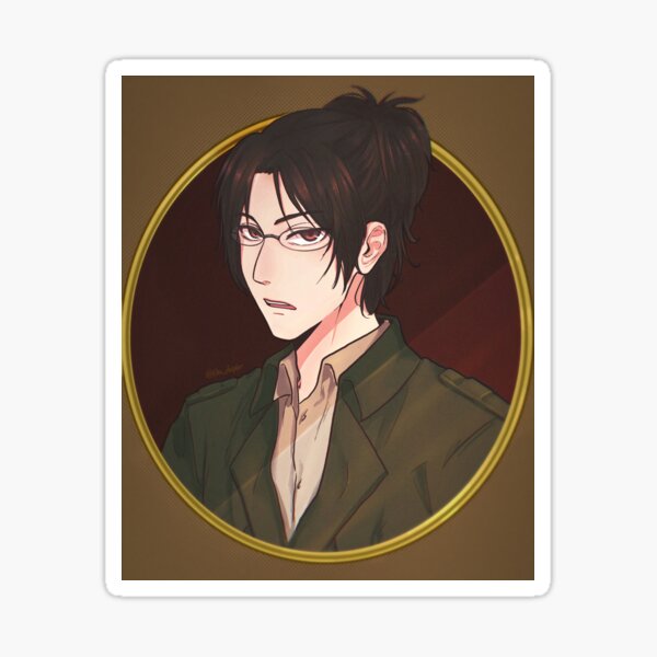 "ATTACK ON TITAN || Hange Zoe" Sticker for Sale by r0rkj99 | Redbubble