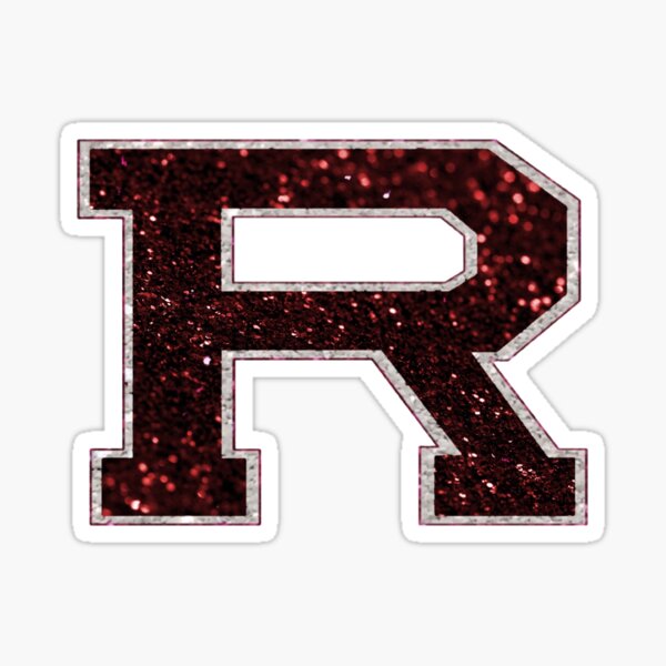"Redlands Glitter logo" Sticker by bellaweiss18 | Redbubble