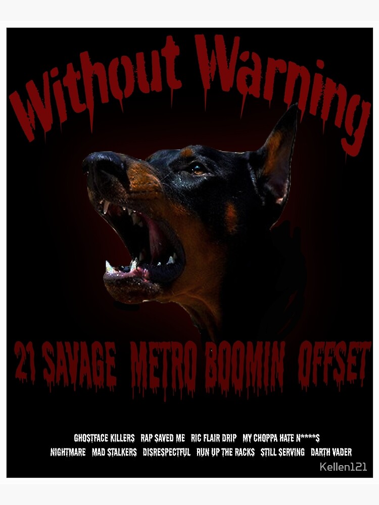 "Without Warning Poster" Poster for Sale by Kellen121 | Redbubble