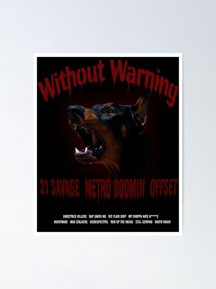 "Without Warning Poster" Poster for Sale by Kellen121 | Redbubble