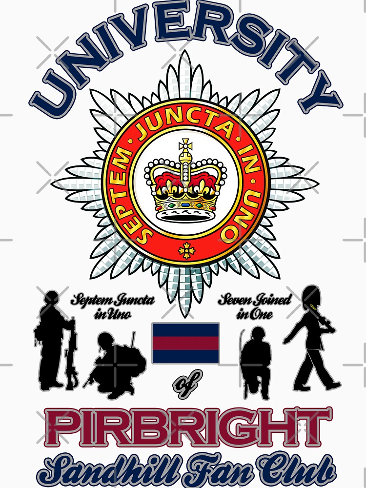 "University of Pirbright (Sand hill Fan Club)" T-shirt for Sale by ...