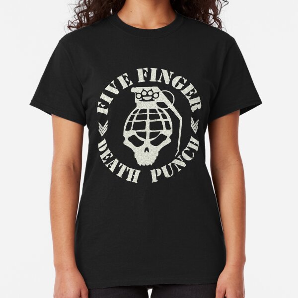 Five Finger Death Punch Women's T-Shirts & Tops | Redbubble