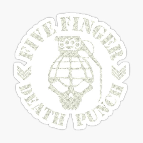 Five Finger Death Punch Stickers | Redbubble