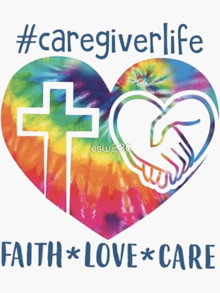 "Caregiver" Sticker by csw236 | Redbubble