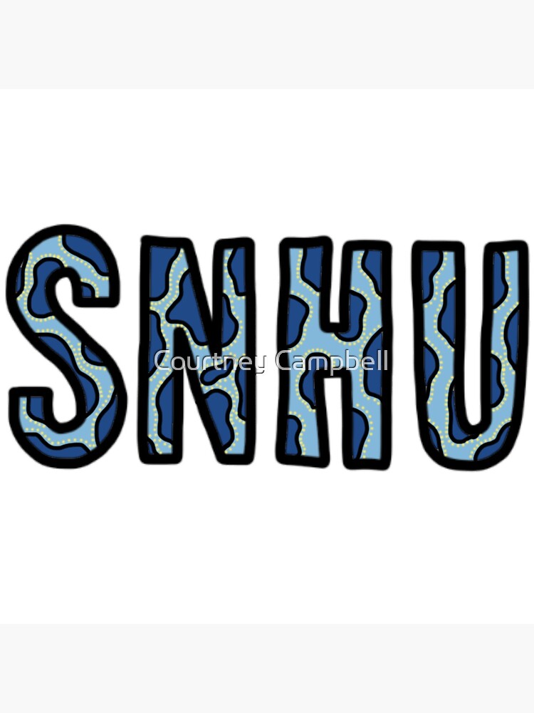 "SNHU camo sticker " Sticker by courtcampbell9 | Redbubble