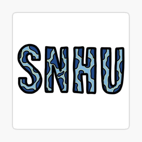 "SNHU camo sticker " Sticker by courtcampbell9 | Redbubble