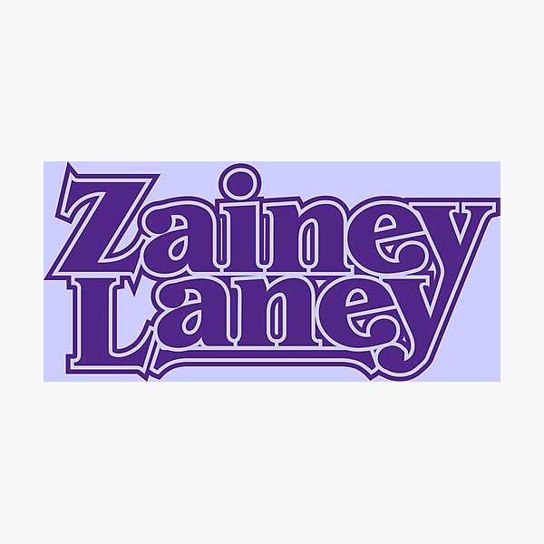 "Zainey Laney Logo" Photographic Print by onetruehazard | Redbubble