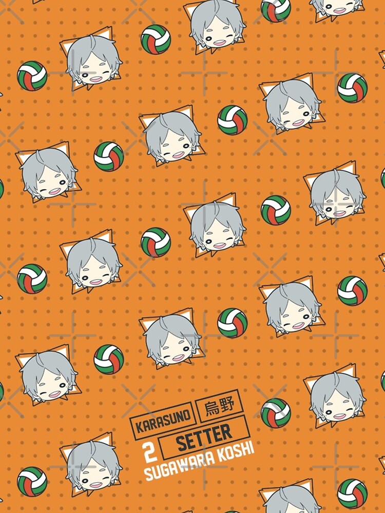 "Sugawara Koshi - Pattern - Karasuno - Haikyuu" iPhone Case for Sale by ...